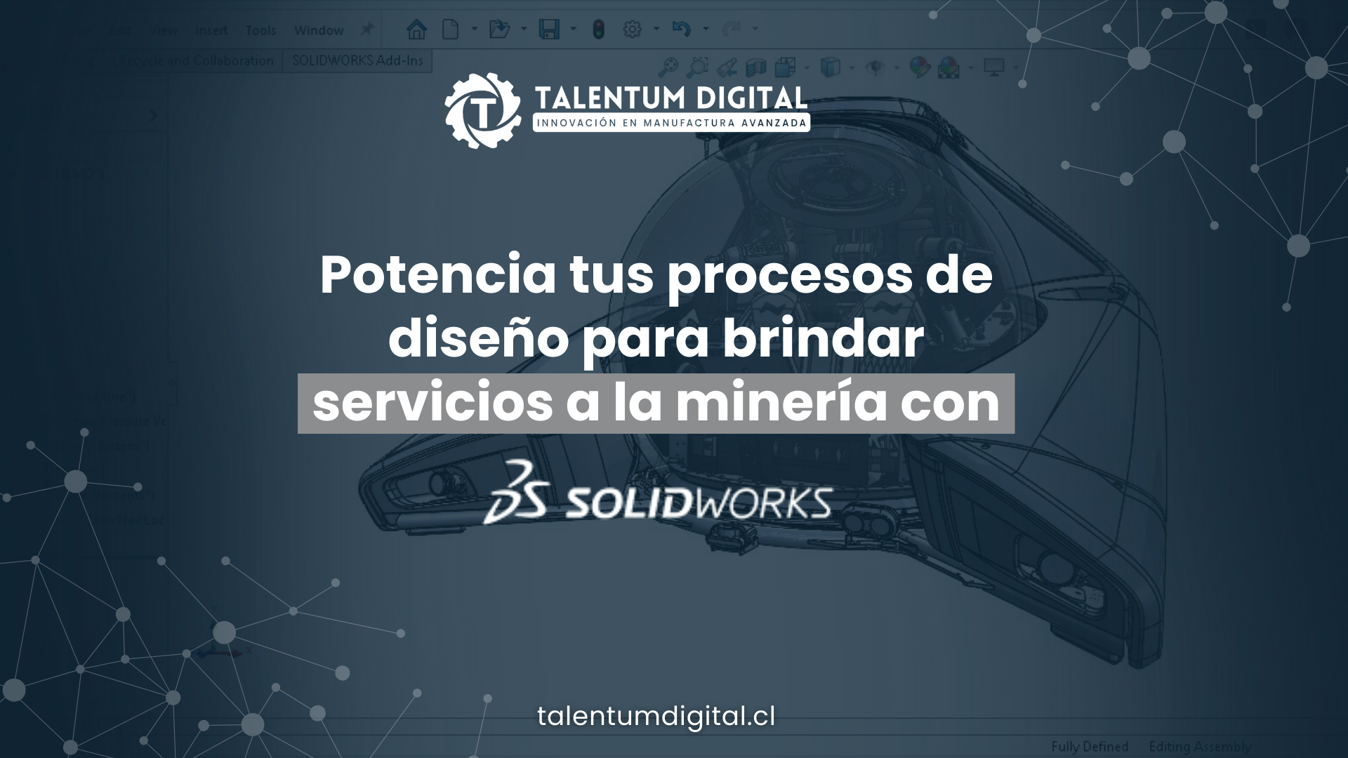 Potencia tus procesos de diseño para brindar servicios a la minería con Solidworks